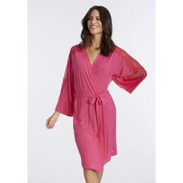 Lascana Kimono rot Gr. 32/34 f&uuml;r Damen. Nachhaltig.