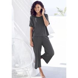 VIVANCE DREAMS BY LASCANA Pyjama grau Gr. 32/34 f&uuml;r Damen