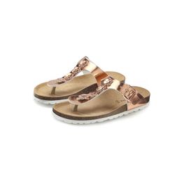 Lascana Zehentrenner 'Sandale, Pantolette, offener Schuh, Sommerschuh,' pink Gr. 38 f&uuml;r Damen