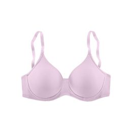 Lascana T-Shirt-BH 'perfect basic' pink Gr. 75D. Mit B&uuml;gel