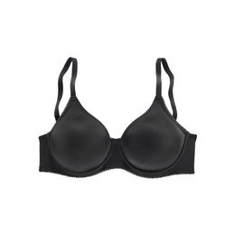 Lascana T-Shirt-BH 'perfect basic' schwarz Gr. 95B. Mit B&uuml;gel
