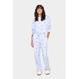 Saint Tropez Casual Hose DagnaSZ Gerade Passform in Heather NightSky Harts | Gr.: XS