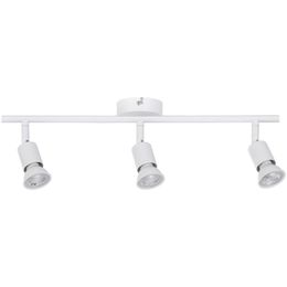 Paulmann LED Deckenleuchte &raquo;Carolina&laquo; GU10 1 Stk. GU10 wei&szlig; 3, H: 12,4cm, 1 Stk.