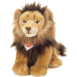 HERMANN TEDDY ORIGINAL Kuscheltier &raquo;L&ouml;we sitzend, 30 cm&laquo; zum Teil aus recyceltem Material beige Einheitsgr&ouml;&szlig;e Kuscheltier