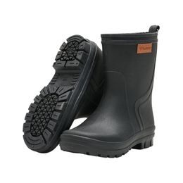 Hummel Schn&uuml;rsenkel Stiefel Thermo Boot Drau&szlig;en Kinder in BLACK | Gr.: 38