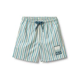 Wheat Badeshorts "Hansi" in Beige/ Hellblau - 42% | Gr&ouml;&szlig;e 98 | Kinder-bademode