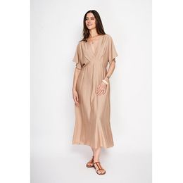 Le Jardin du Lin Kleid in Hellbraun - 75% | Gr&ouml;&szlig;e 42 | Damen-kleider