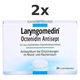 MCM KLOSTERFRAU Vertr. GmbH 2x Laryngomedin Octenidin Antisept 2,6 mg Lutschtabl. 24 St