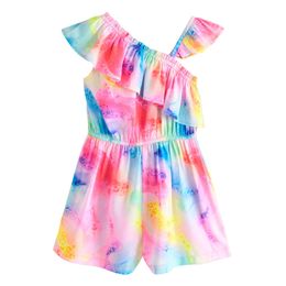 next Overall M&auml;dchen Gr&ouml;&szlig;e 110 blau / gelb / lila / hellpink