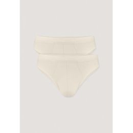 hessnatur Slip Regular Cut 2er-Pack in natur | Gr.: S