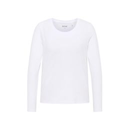 Mustang Longsleeve 1er Pack in Wei&szlig; | Gr.: XL
