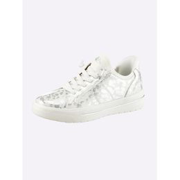 Jana Sneaker in wei&szlig;-gemustert | Gr.: 39