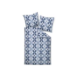 Janine Bettw&auml;sche J.D. 87119 in blau | Gr.: 135 x 200 + 80 x 80 cm