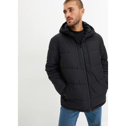 bonprix Funktionsjacke mit Bionic-Finish wasserabweisend, schwarz, Gr.60, Steppjacke mit Bionic Finishing f&uuml;r eine hochgradig schmutz- und wasserabweisende Oberfl&auml;che