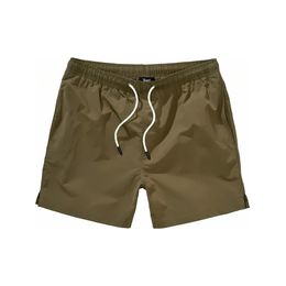 Brandit Badeshort "Swimshort Basic" in Gr&uuml;n | Gr.: S