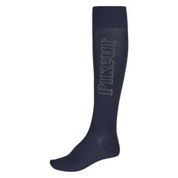 Pikeur Selection Kniestr&uuml;mpfe Studs blau 41-43