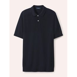 Walbusch Strickpolo Klimastruktur