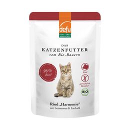 Defu Bio-Rind Harmonie Katzen-Nassfutter getreidefrei 14x85g
