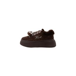 K by KARL LAGERFELD Karl Lagerfeld Sneaker Damen Gr&ouml;&szlig;e 38 dunkelbraun / gold Sommerschuhe
