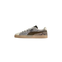 Puma Sneaker 'Suede' Herren Gr&ouml;&szlig;e 41/41.5 beige / braun / basaltgrau / schwarz Sommerschuhe