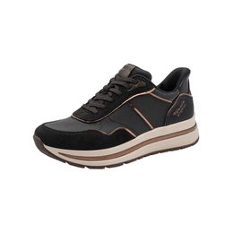 Tamaris Sneaker Damen Gr&ouml;&szlig;e 37 rosegold / schwarz Sommerschuhe