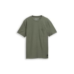 Tom Tailor Denim T-Shirt Herren Gr&ouml;&szlig;e XS oliv