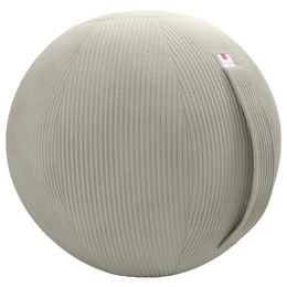 Stylife Sitzball, Beige, Textil, F&uuml;llung: Luftkern, Oeko-Tex&reg; Standard 100, Wohnzimmer, Hocker, Sitzs&auml;cke
