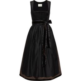 Kr&uuml;ger Kr&uuml;ger Collection Langes Dirndl Braun/Schwarz (Gr&ouml;&szlig;e: 40)