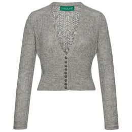 Country Line Trachten-Strickjacke Hellgrau (Gr&ouml;&szlig;e: 38)