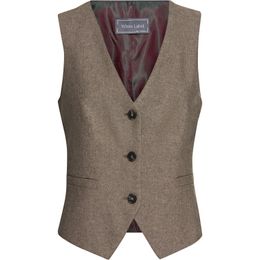 WHITE LABEL Weste Braun/Beige (Gr&ouml;&szlig;e: 44)
