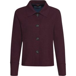 WHITE LABEL Kurze Kastenjacke Burgund (Gr&ouml;&szlig;e: 36)