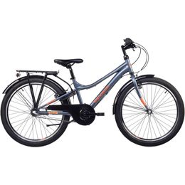 S'COOL S&rsquo;COOL Kinderfahrrad "S'COOL troX", 35cm, 24 Zoll (60,96cm), orange, Fahrr&auml;der