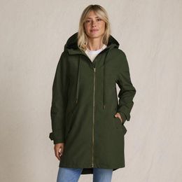LANDS' END Squall Regenjacke in A-Linie f&uuml;r Damen in Petite-Gr&ouml;&szlig;e, Damen, size: petite, Gr&uuml;n, Nylon, by Lands' End