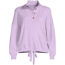LANDS' END Feinstrick-Pullover aus softem Viskosemix f&uuml;r Damen, Damen, size: regular, Lila, Polyester/Nylon/Viskose, by Lands' End