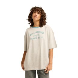 Billabong Damen Oversize-Shirt "Fresh Breeze", beige, Gr. M, Obermaterial: 100% Baumwolle., Shirts