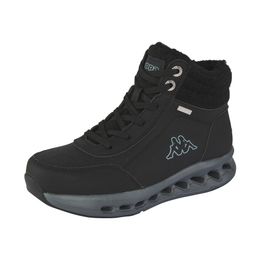Kappa Damen Sneakerboots "DOMINIKA", Gr. 41, schwarz, Synthetik, Schuhe, Winterschuhe, Schn&uuml;rboots, Sneaker