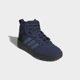 M&auml;dchen Winterboots "HOOPS 4.0 MID J", adidas Sportswear, Gr. 38,5, blau, Synthetik, Schuhe, f&uuml;r Kinder & Jugendliche