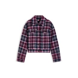 Tommy Jeans Jacke Damen Gr&ouml;&szlig;e M beere / schwarz / wei&szlig; Sommerjacke