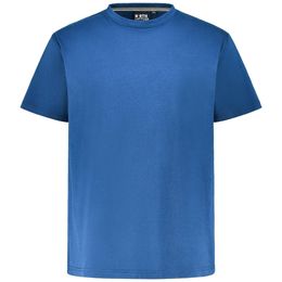 Herren Gro&szlig;e Gr&ouml;&szlig;en | North T-Shirt mit Label-Stickerei Farbe royalblau Gr&ouml;&szlig;e: 4XL