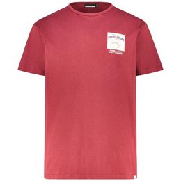 Herren Gro&szlig;e Gr&ouml;&szlig;en | North T-Shirt mit Baseball-Print Farbe rot Gr&ouml;&szlig;e: 4XL