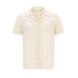Antioch Button Up Shirt male size S Beige
