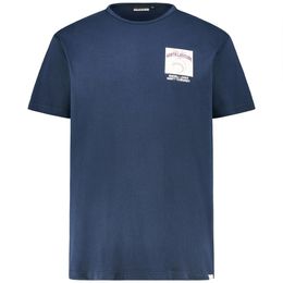 Herren Gro&szlig;e Gr&ouml;&szlig;en | North T-Shirt mit Baseball-Print Farbe dunkelblau Gr&ouml;&szlig;e: 4XL