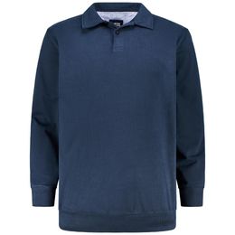 Herren Gro&szlig;e Gr&ouml;&szlig;en | North Sweatshirt mit Fleece-Innenseite Farbe dunkelblau Gr&ouml;&szlig;e: 6XL