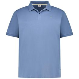 Herren Gro&szlig;e Gr&ouml;&szlig;en | Pfundskerl Poloshirt aus Baumwolle Farbe jeansblau Gr&ouml;&szlig;e: 6XL