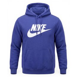 Nike Sportswear Sweatshirt 'CLUB' Herren Gr&ouml;&szlig;e S royalblau / wei&szlig;