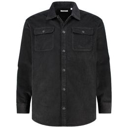 Jack & Jones Herren Gro&szlig;e Gr&ouml;&szlig;en | Jack&Jones Overshirt aus Cord Farbe schwarz Gr&ouml;&szlig;e: 7XL