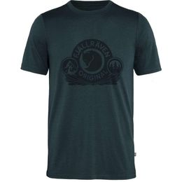 Fj&auml;llr&auml;ven Fj&auml;llr&auml;ven Abisko Wool Classic Herren T-Shirt dunkelblau XXL - Herrenshirts, -hemden & -pullover