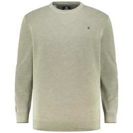 Herren Gro&szlig;e Gr&ouml;&szlig;en | Lerros Pullover in Reiskorn-Struktur Farbe blau Gr&ouml;&szlig;e: 5XL
