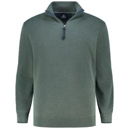 Herren Gro&szlig;e Gr&ouml;&szlig;en | Lerros Pullover mit Troyerkragen Farbe dunkelgr&uuml;n Gr&ouml;&szlig;e: 4XL