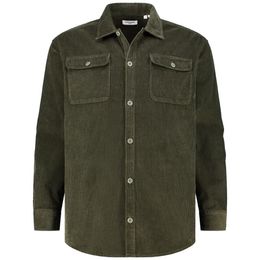 Jack & Jones Herren Gro&szlig;e Gr&ouml;&szlig;en | Jack&Jones Overshirt aus Cord Farbe oliv Gr&ouml;&szlig;e: 8XL